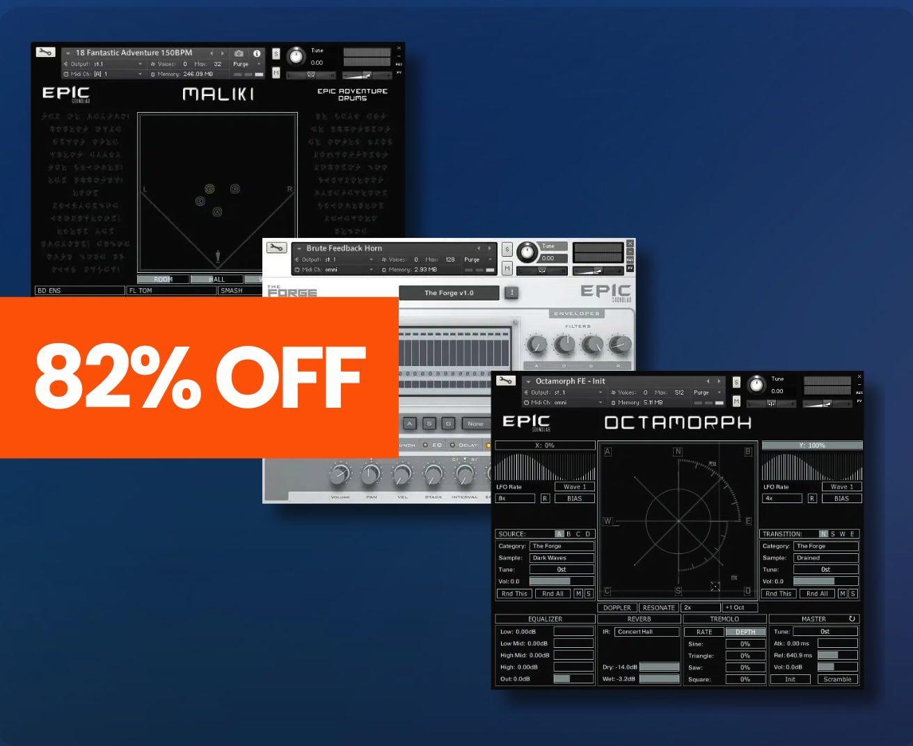 Epic Sound Lab『Epic Sound Lab Bundle』エピック・シネマティック・サウンドデザイン・ライブラリ3製品バンドル ...