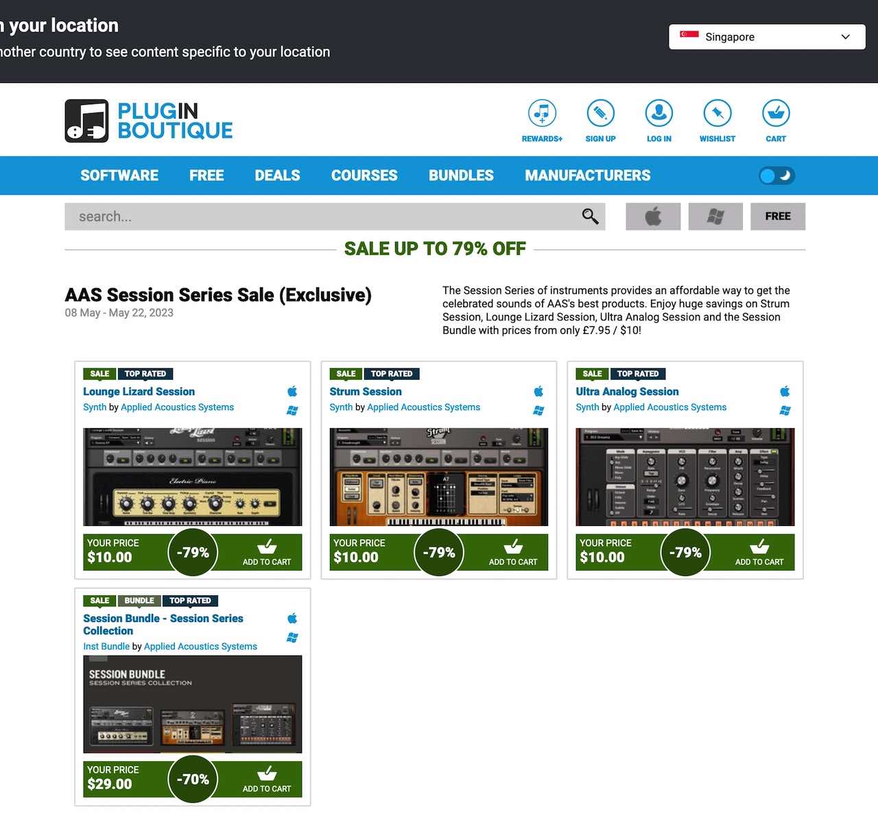 AAS『Strum Session』ハイクオリティ＆簡単操作のモデリングギター（プラグイン＆スタンドアロン） | Sawayaka Trip!