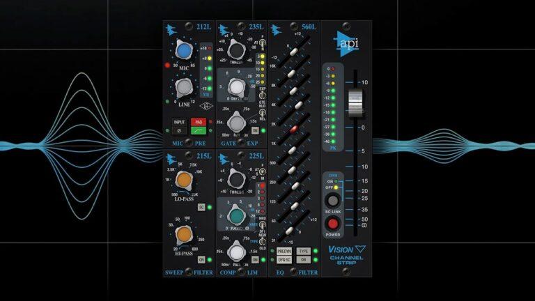 UAD『API Vision Channel Strip』APIコンソールに拡張EQを搭載したゴージャスなチャンネルストリップ・プラグイン ...