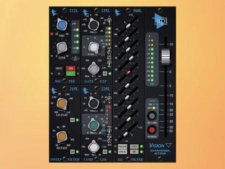 UAD『API Vision Channel Strip』APIコンソールに拡張EQを搭載したゴージャスなチャンネルストリップ・プラグイン ...
