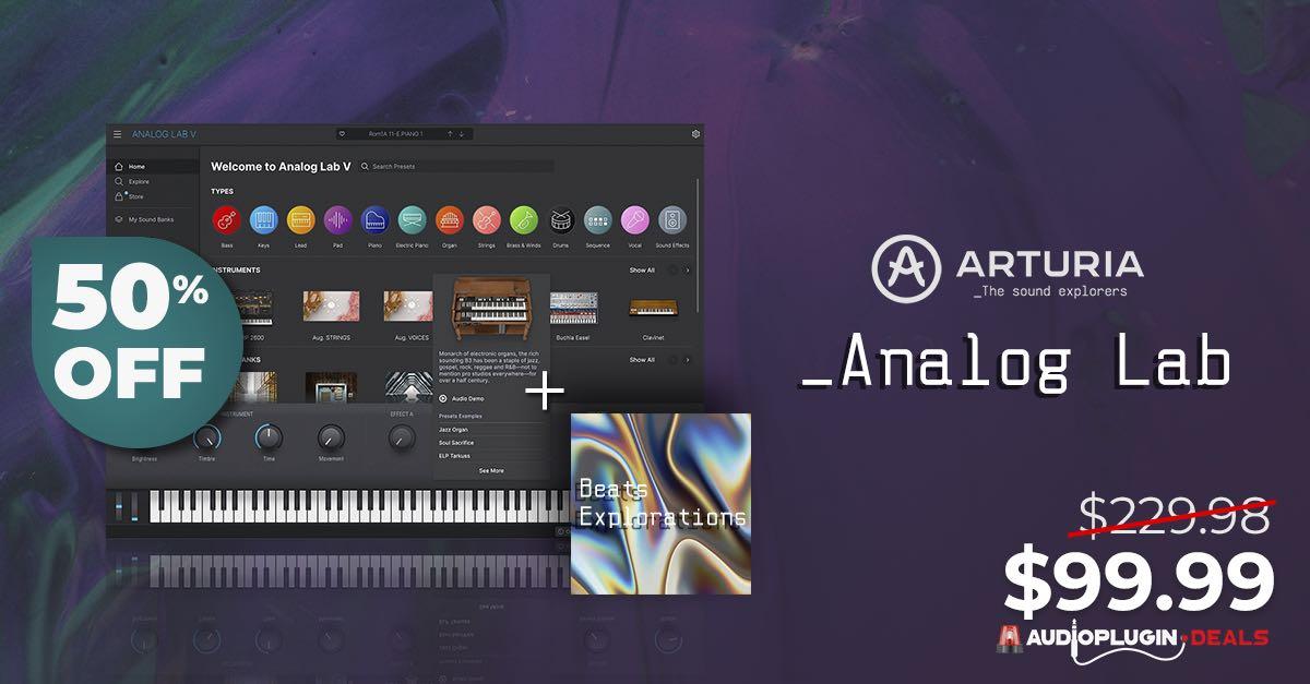 Arturia『Analog Lab Pro』実用性に富んだ高品質なシンセ＆キーボードコレクション（拡張サウンド:Beats Explorationsが付属） | Sawayaka Trip!