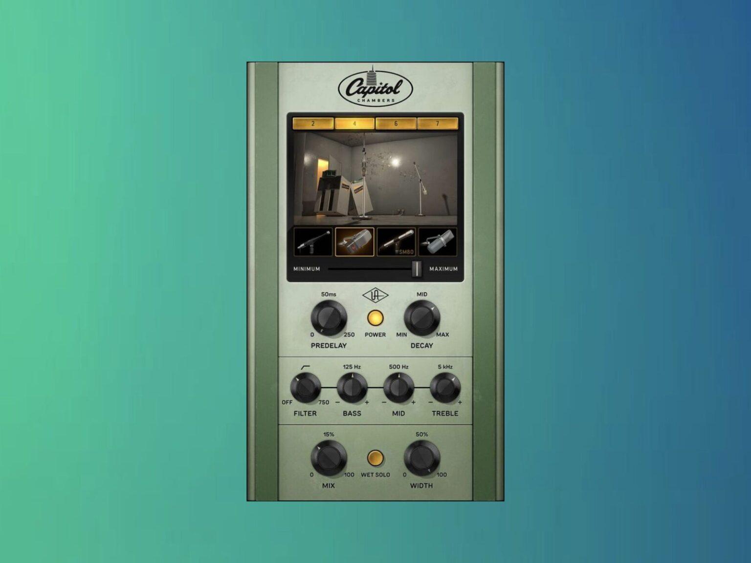 UAD『Capitol Chambers』Universal Audioが誇る最高品のエコー・プラグイン | Sawayaka Trip!