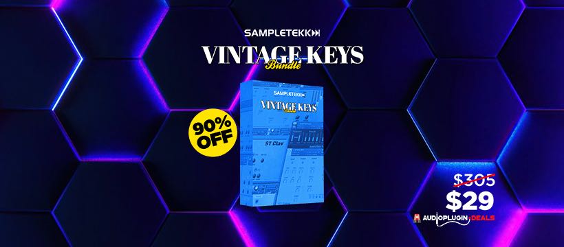 Sampletekk『Vintage Keys Bundle』個性的なヴィンテージ・ピアノ・インストゥルメント6製品バンドル ...