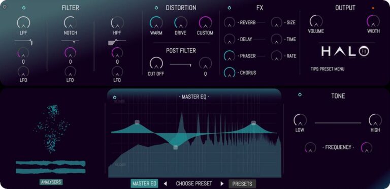 DHPlugins『HALO 2』多機能ロンプラー系シンセ・プラグイン（ベース、リード、パッドなどを簡単作成） | Sawayaka Trip!