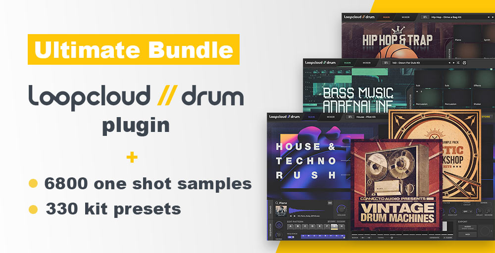 Loopcloud『DRUM』定評のあるLoopcloudのドラム製作ツールのプラグイン版 | Sawayaka Trip!