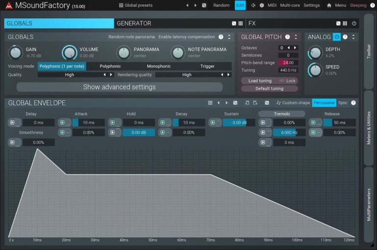 『MSoundFactory』MeldaProductionの主要な音源＆FXをほぼ全て搭載した最新総合音源 | Sawayaka Trip!