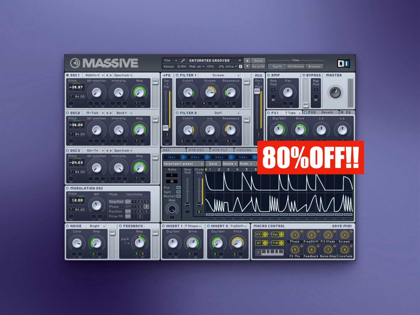 Native Instruments『Massive』用途の広い超定番シンセサイザー | Sawayaka Trip!