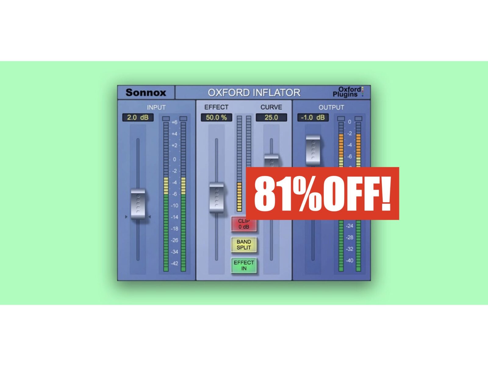 短期【81%OFF!】Sonnox『Oxford Inflator』シンプルな操作でトラックやマスターに存在感と暖かさを加えるプレミアムな ...