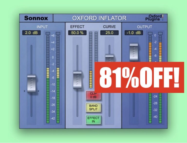 Sonnox『Oxford Inflator』シンプルな操作でトラックやマスターに存在感と暖かさを加えるプレミアムなスタジオ定番ツール ...