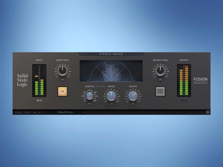 『SSL Fusion Stereo Image』楽器、ボーカル、ミックス全体の幅、深さ、空間を絶妙に微調整できるナチュラルサウンドのFX ...