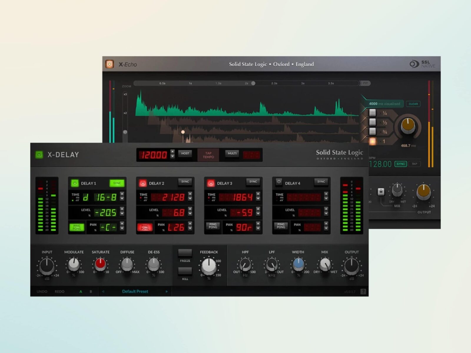 1/22夕方まで【最安: 91%OFF!】『SSL X-Delay & X-Echo Bundle』お得な期間限定セール（80sデジタルと60sテープの伝説的ディレイをSSLクオリティで再現し ...