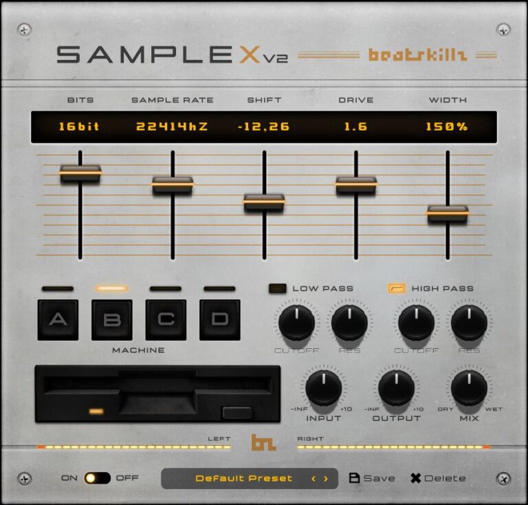 【43％OFF】BeatSkillz『SampleX V2』著名な4台のヴィンテージサンプラー再現した最新FX | Sawayaka Trip!