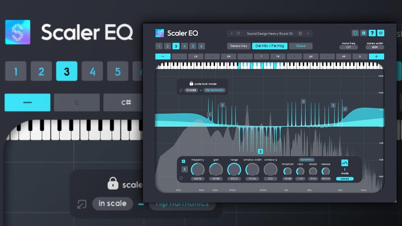 『Scaler EQ』トラックのキーとスケールを検出し周波数を操作できる最新EQ（Scaler 2とのバンドルもお得） | Sawayaka Trip!