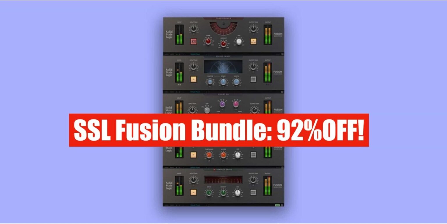 『Solid State Logic SSL Fusion Bundle』ミックス&マスタリングにアナログの温かみと個性を加える強力なプラグイン5製品バンドル | Sawayaka Trip!