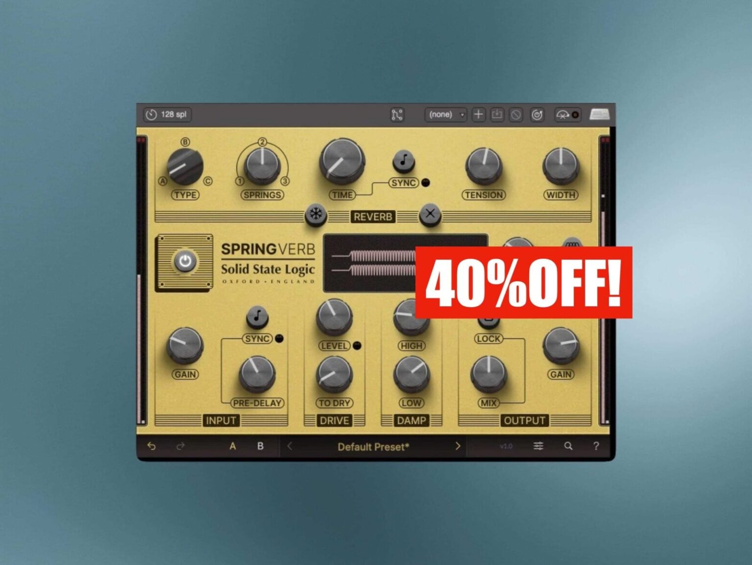 SSL『Springverb』King Tubbyも愛用したダブリバーブをプラグイン化（ハードウェアを超える現代的操作性を実現 ...