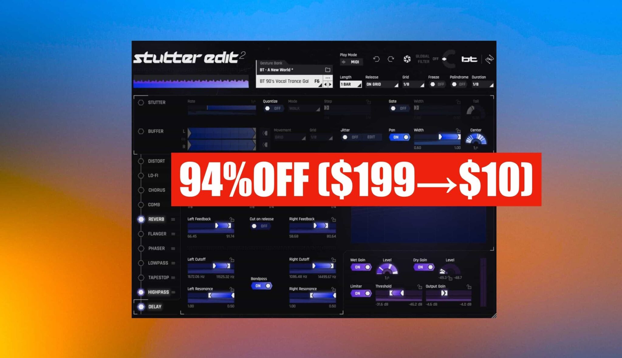 iZotope『Stutter Edit 2』複雑なスタッター効果をシンプルな操作でリアルタイムに作成できるマルチエFXプラグイン | Sawayaka Trip!