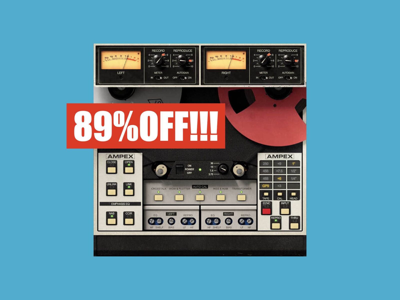 UAD『Ampex ATR-102』あらゆる音楽製作に暖かさとまとまりをもたらしてくれる最高品質のテープFX ) | Sawayaka Trip!