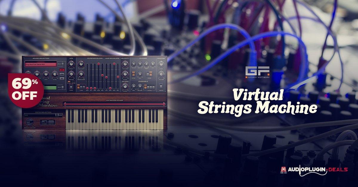 GForce Software『Virtual String Machine』46種類のビンテージ・ストリングス・マシンを1つの直感的な ...