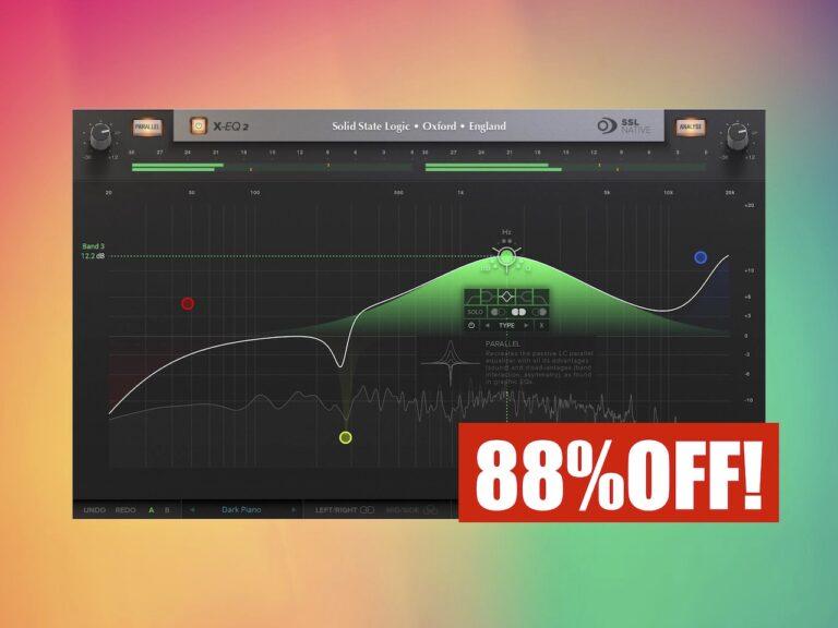 SSL『Native X-EQ 2』SSL独自アルゴリズムを搭載した軽量24バンド・フルパラメトリック・デジタルEQ | Sawayaka Trip!