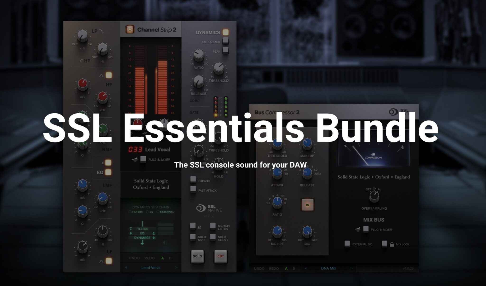 SSL『Native Essentials Bundle』伝説のSSLチャンネルストリップとコンプ：2製品バンドル | Sawayaka Trip!