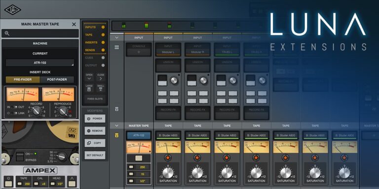 UAD『Ampex ATR-102』あらゆる音楽製作に暖かさとまとまりをもたらしてくれる最高品質のテープFX ) | Sawayaka Trip!