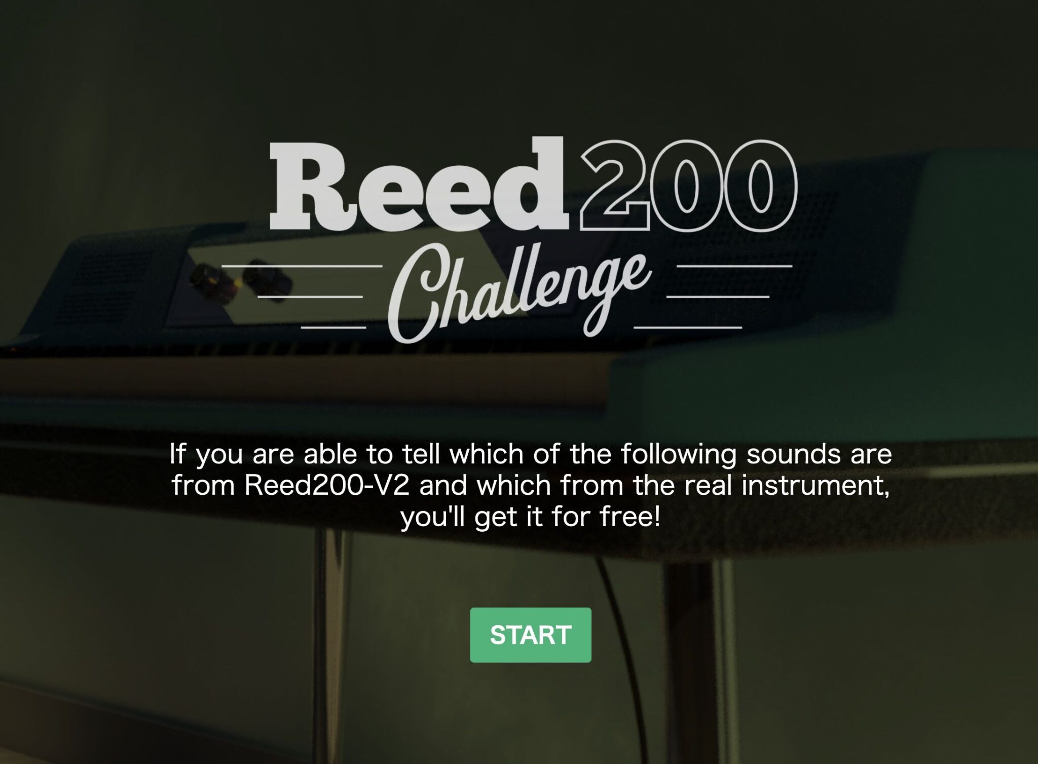 Sampleson：音当てゲームに正解すると『69ドルのエレピ：REED200 V2』が無料で貰えるキャンペーン | Sawayaka Trip!