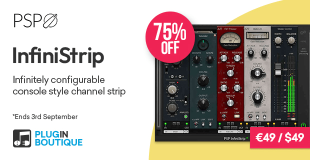 『PSP InfiniStrip』25種類のプロセッサを搭載したチャンネルストリップ・プラグイン | Sawayaka Trip!