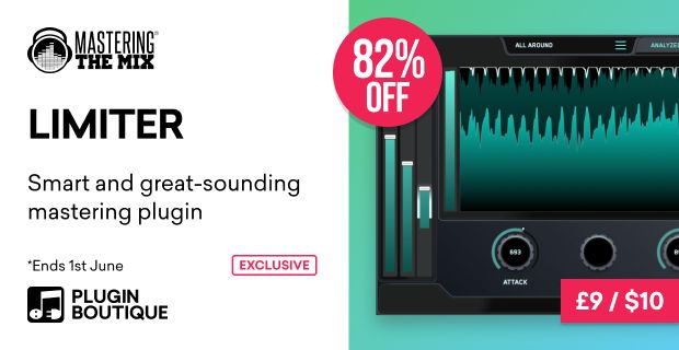 【82%OFF!】Mastering The Mix『LIMITER』音楽を分析し最適な設定を提案するスマート・マスタリング・プラグイン ...